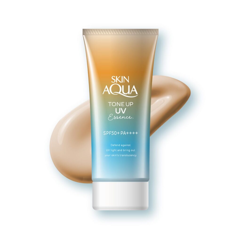 Rohto Mentholatum - Skin Aqua Tone Up UV Essence SPF 50+ PA++++ 80g ...